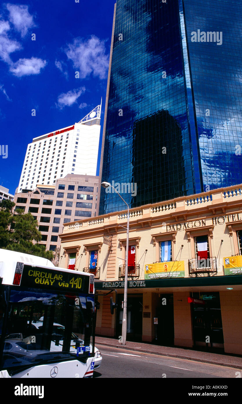 Sydney NSW Australia Circular Quay Alfred Street Paragon Hotel Bus ...