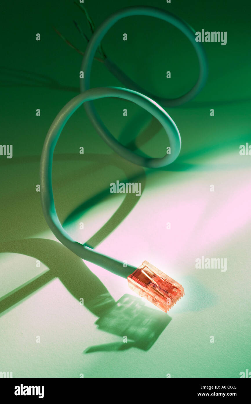 Computer Network Cable Stock Photo - Alamy