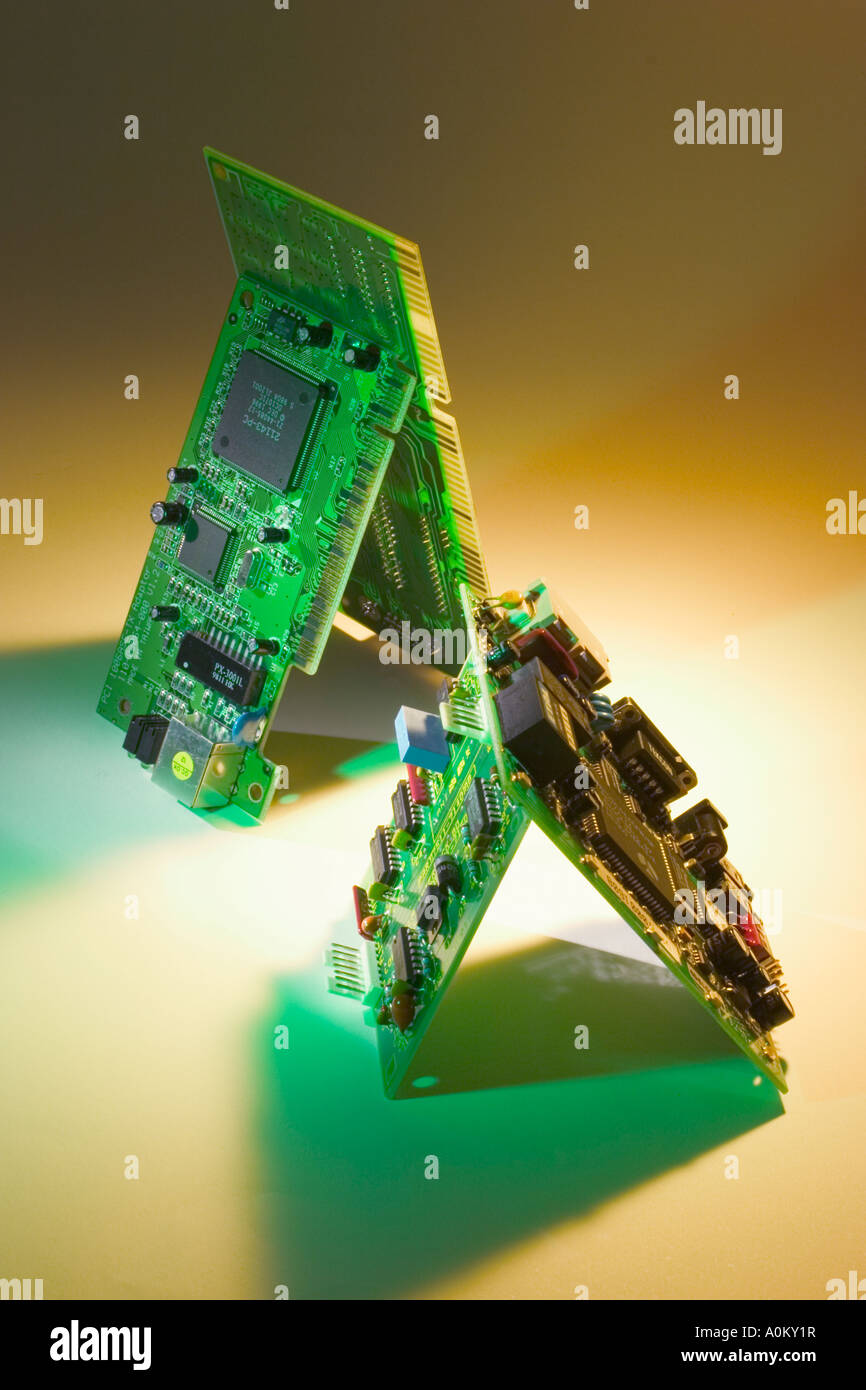 Computer Circuit Boards Stock Photo - Alamy
