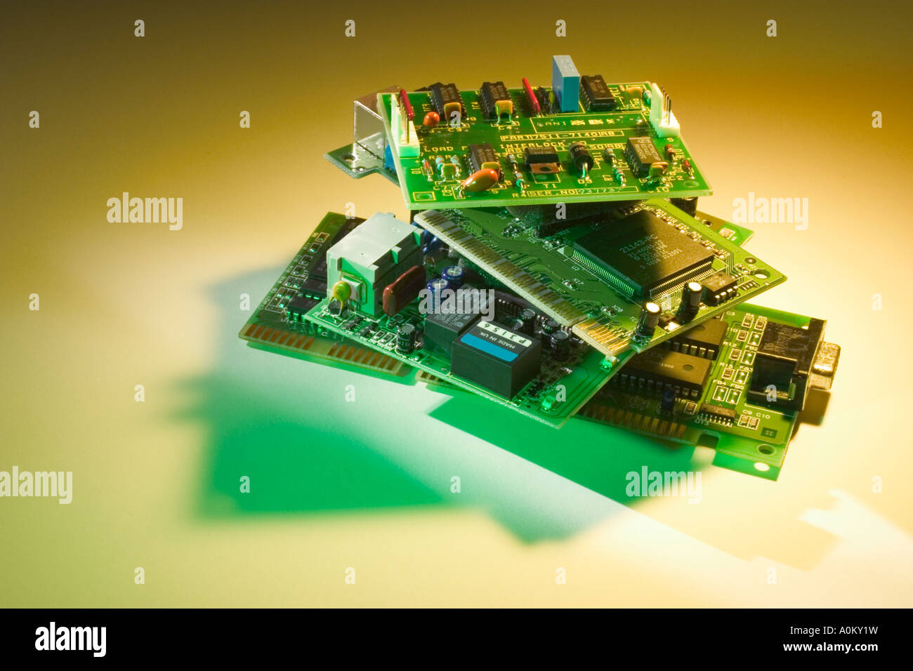 Computer Circuit Boards Stock Photo - Alamy