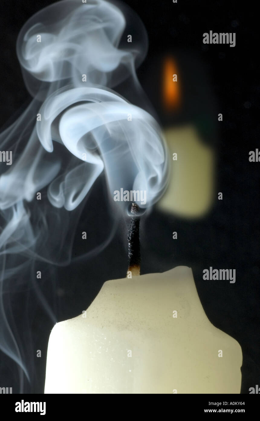Extinguished candle hi-res stock photography and images - Alamy