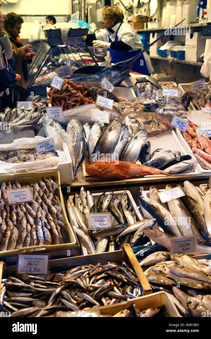 Italy bologna fish market fish hi-res stock photography and images - Alamy
