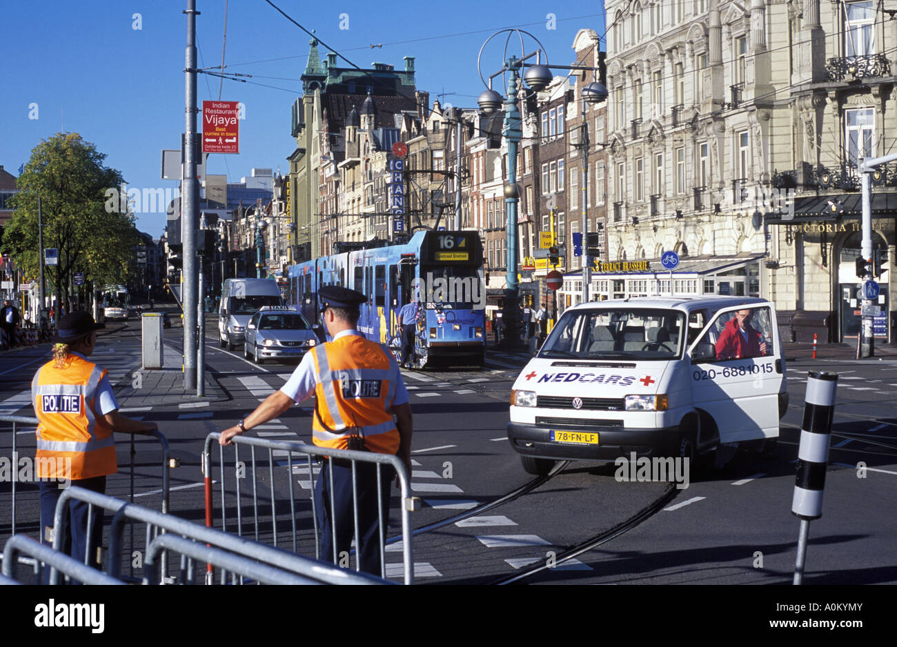 Police in Amsterdam Stock Photo - Alamy