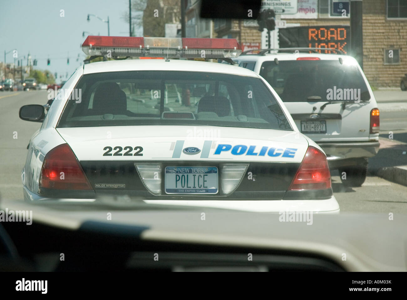 Police cruiser in Buffalo New York State Stock Photo - Alamy