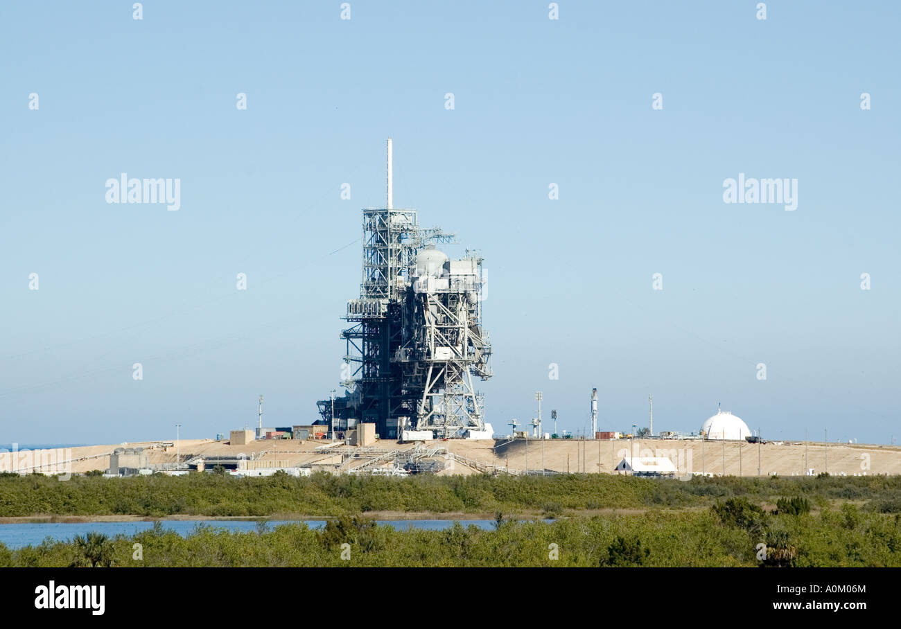 Scene from the Kennedy Space Center at Cape Canaveral in Florida Stock ...