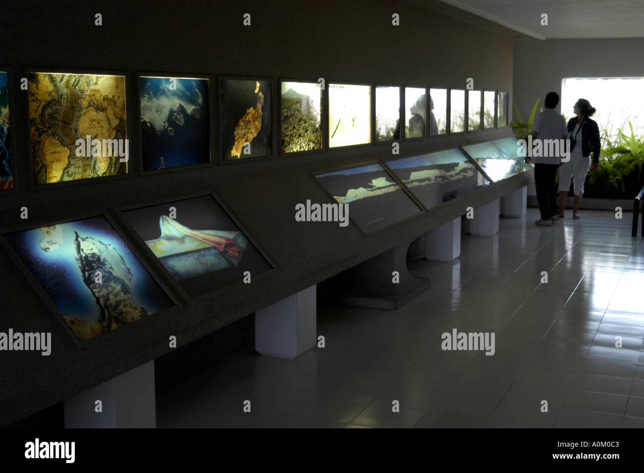 Volcano Display room at Jameos del Agua in Lanzarote Stock Photo - Alamy