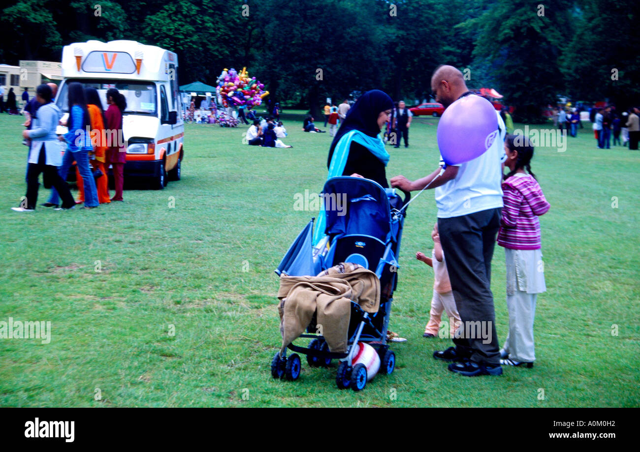 Eid Mela - Eid Fair Muslim Families Enjoying Celebrations in Birmingham ...