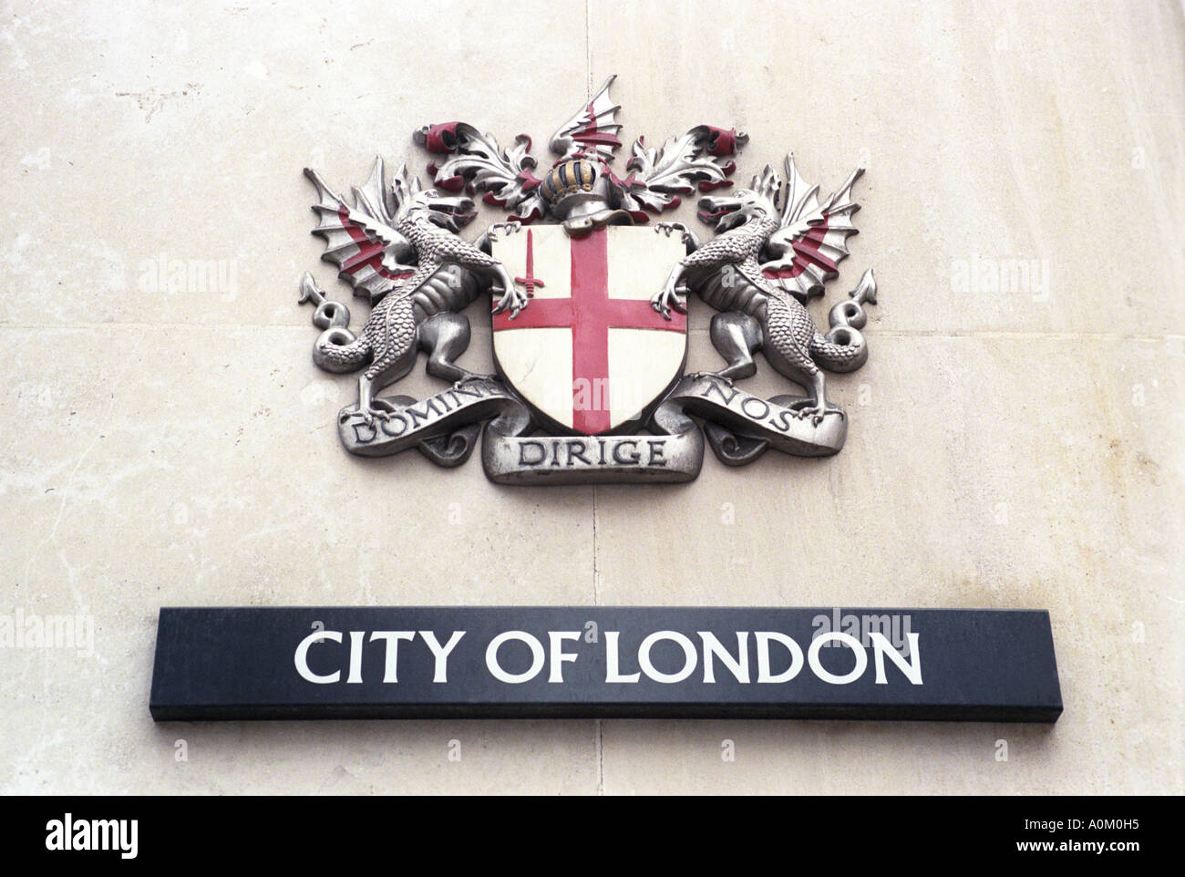 City of London crest and coat of arms Stock Photo - Alamy