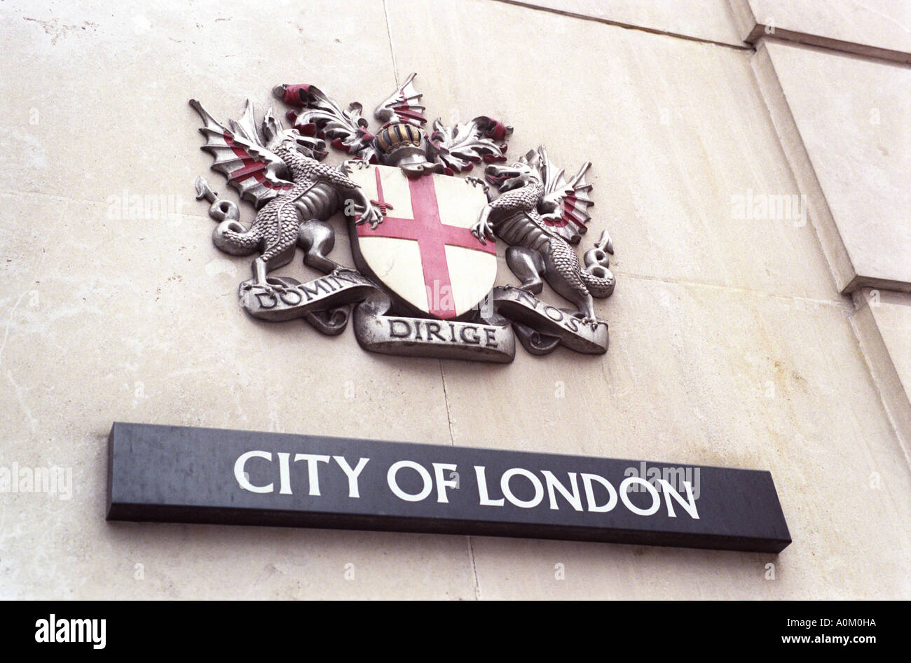 City of London crest and coat of arms Stock Photo - Alamy