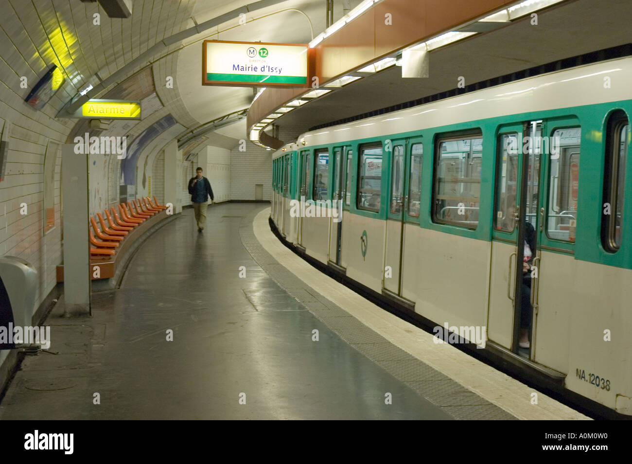 Scene from Paris Metro Stock Photo - Alamy