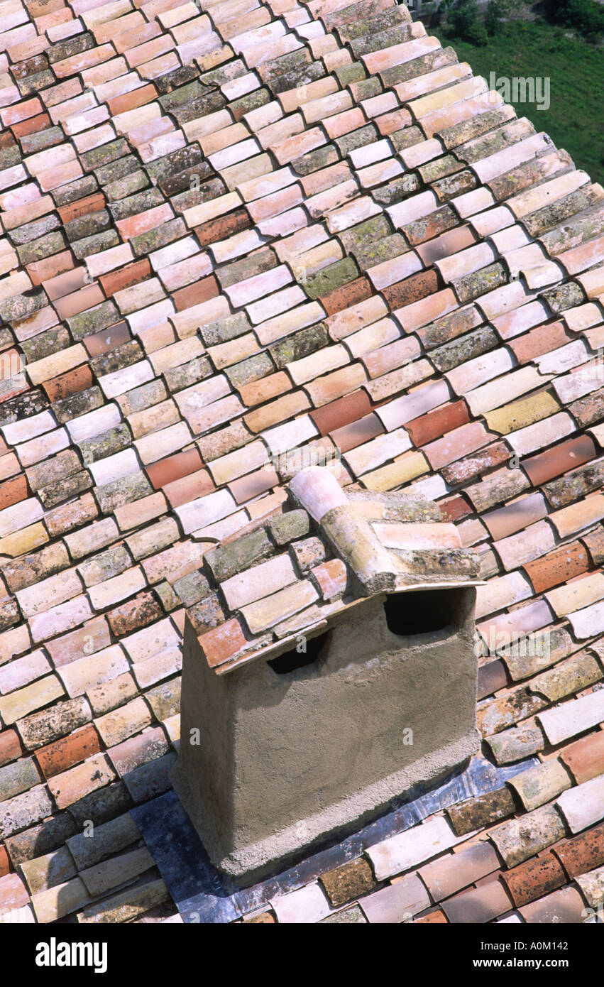 France roof tile patterns hi-res stock photography and images - Alamy
