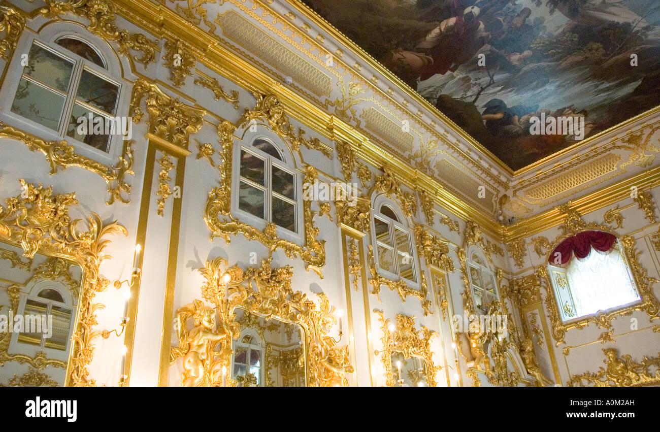 Scene from inside the Hermitage Museum at the Winter Palace in Saint ...