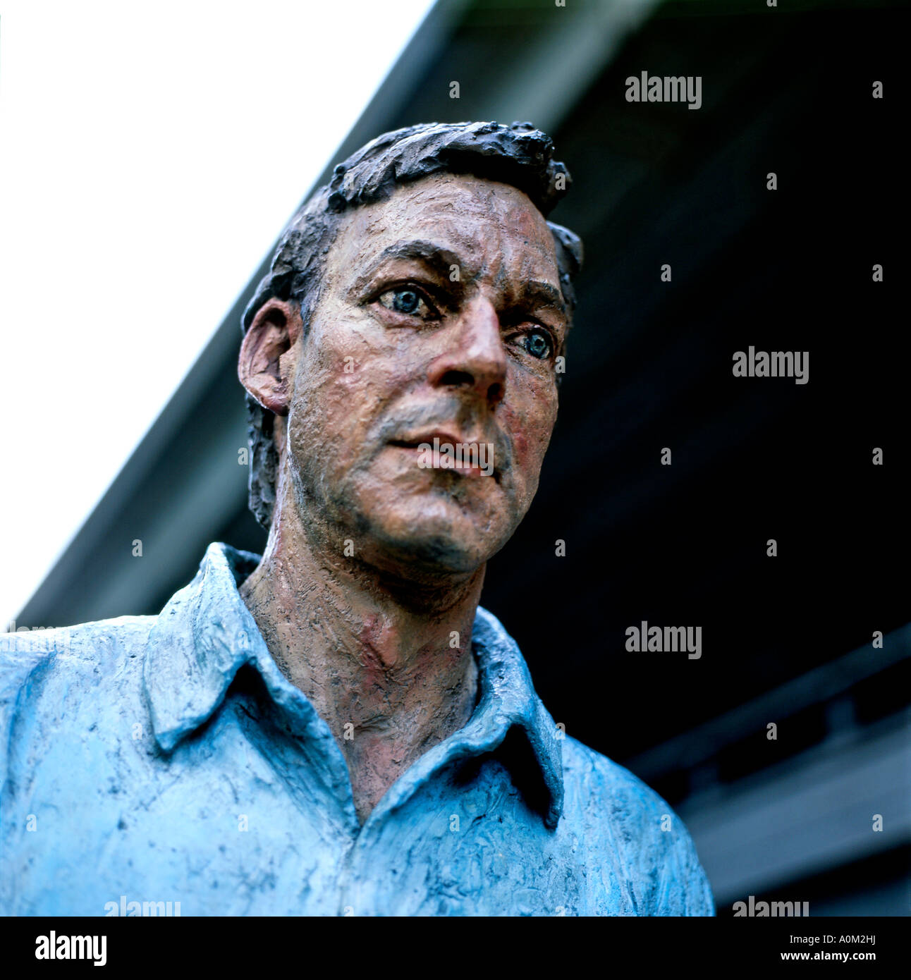 Sculpture by artist Sean Henry at Paddington Basin, London, England UK ...