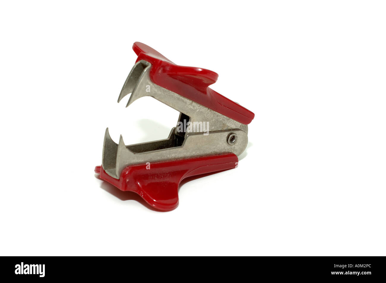 Staple Remover isolated over white background Stock Photo - Alamy