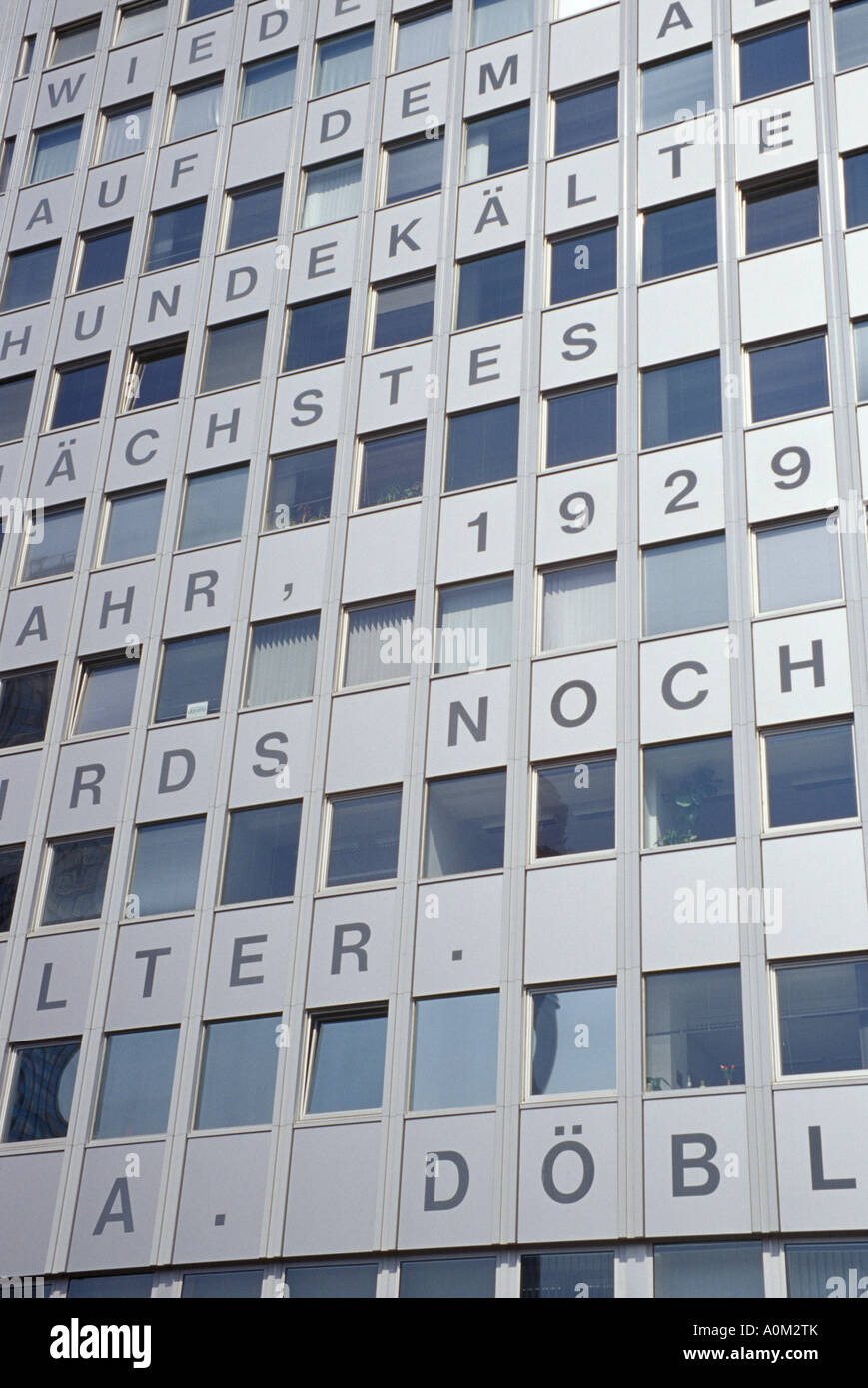 Tall building in Berlin Germany Stock Photo - Alamy