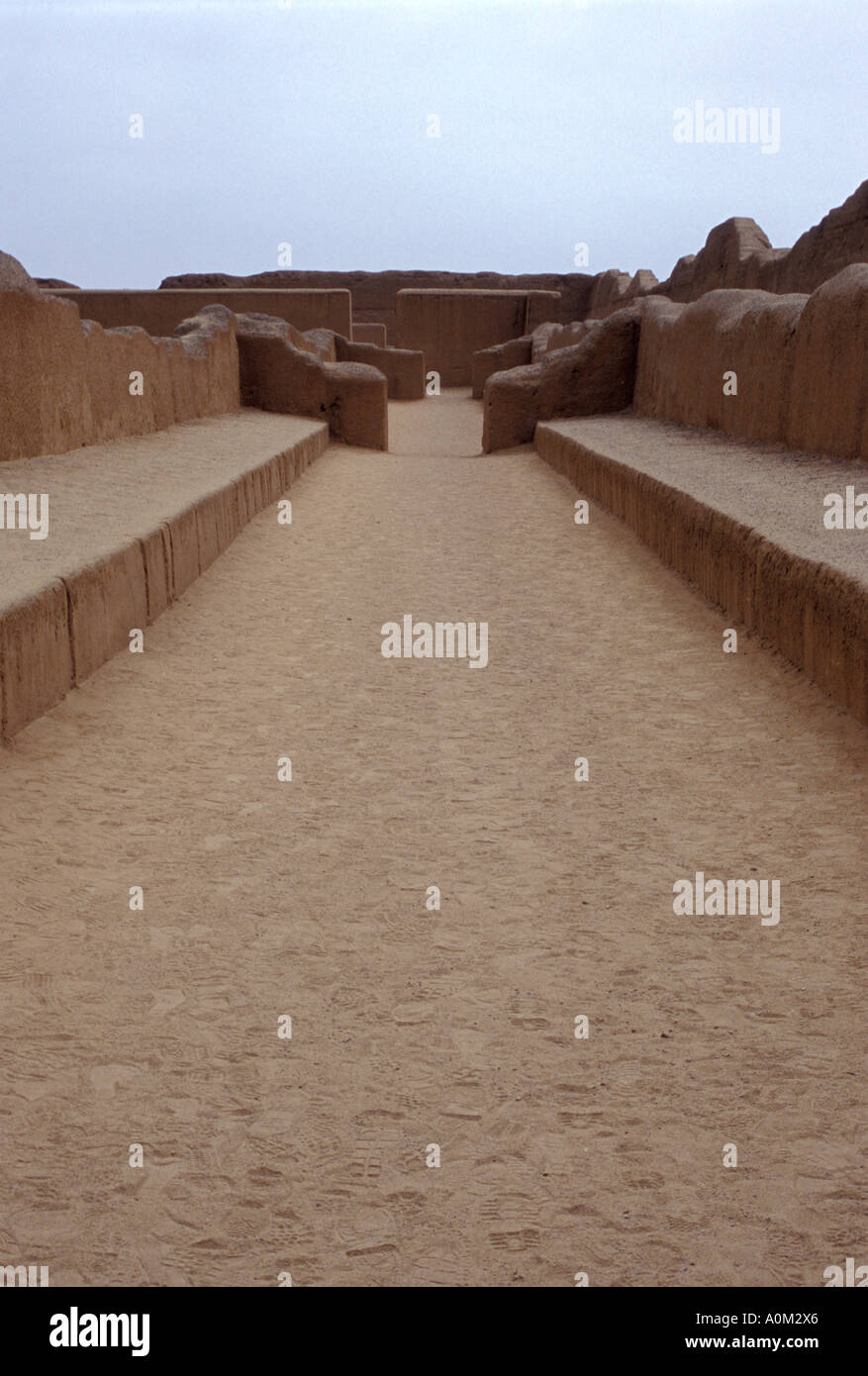 Archaeological site Ciudadela Tschudi of the Chan Chan culture near ...