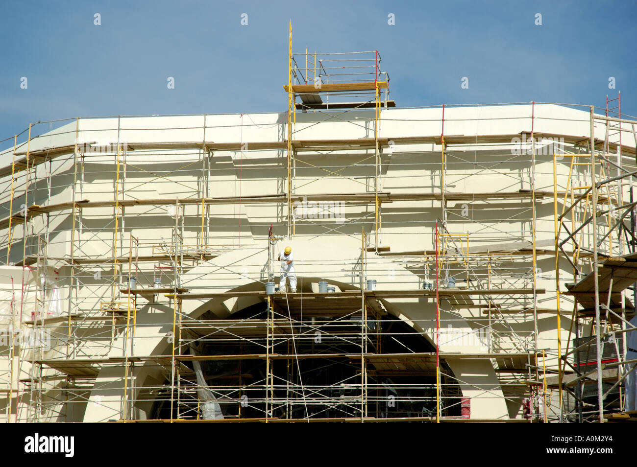 Brand new building on final stage of completion Painting of exterior ...