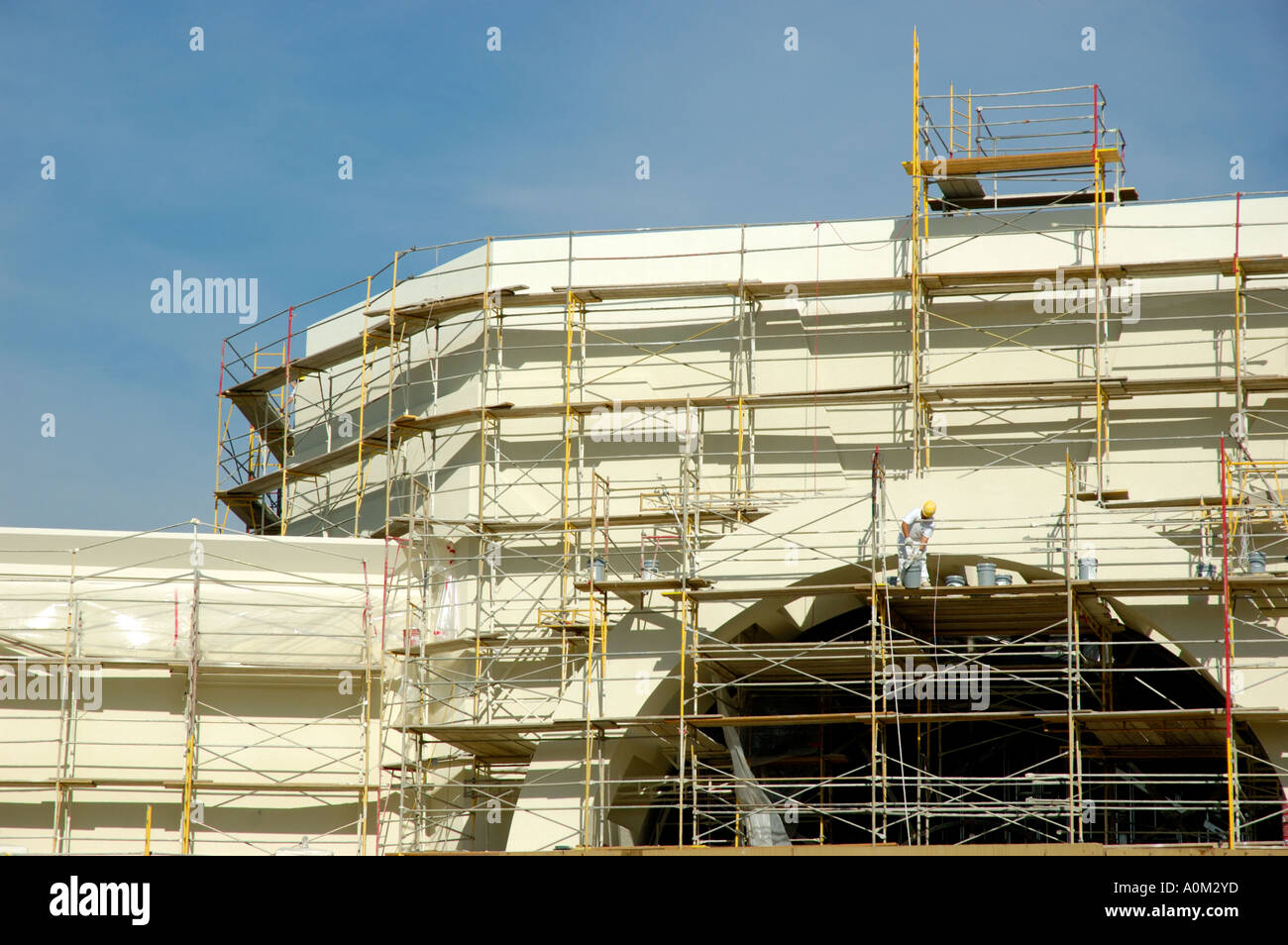 Brand new building on final stage of completion Painting of exterior ...