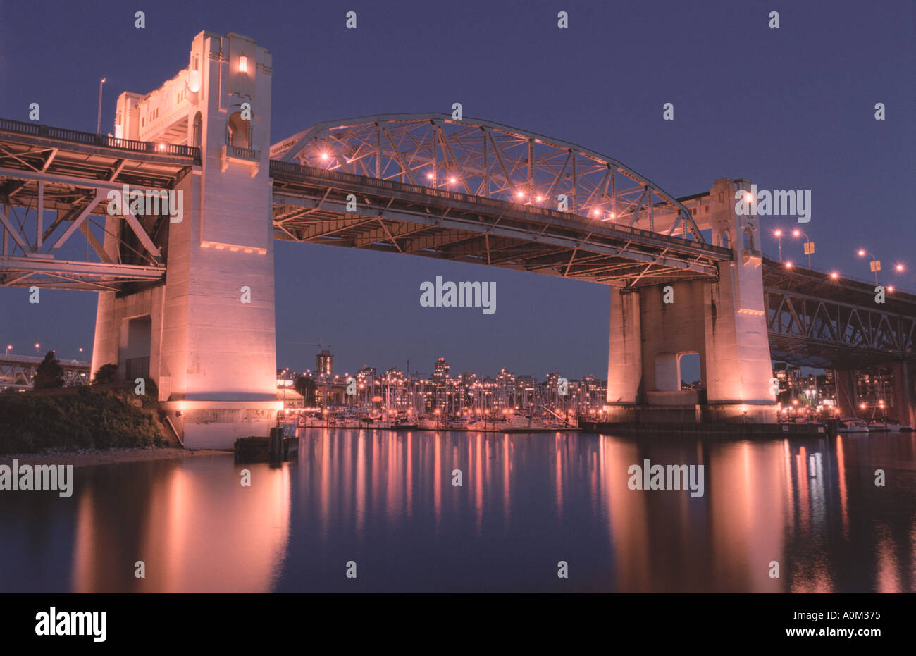Burrard Bridge VancouverCanada Stock Photo - Alamy