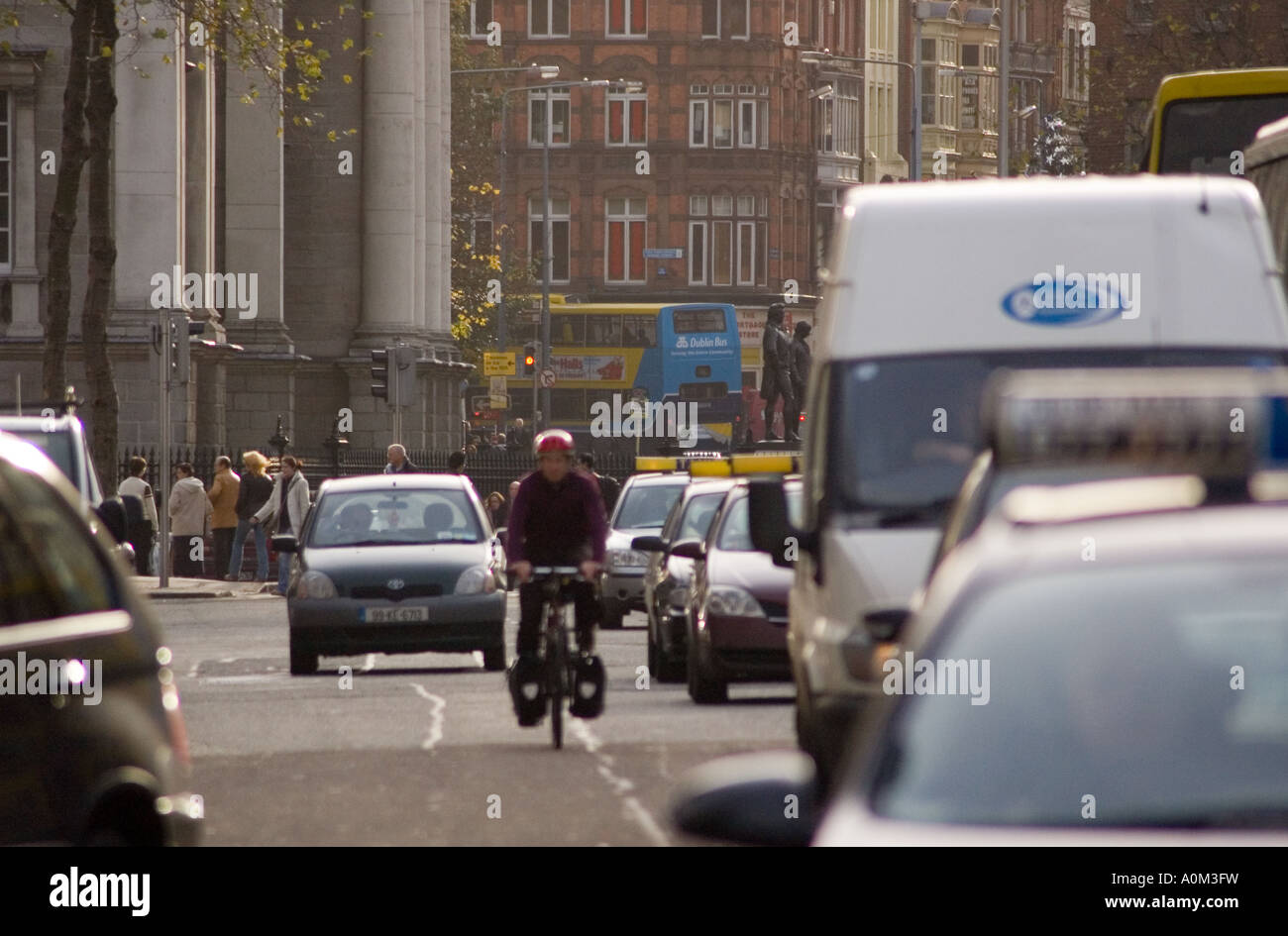 Inner city Dublin scene Stock Photo - Alamy