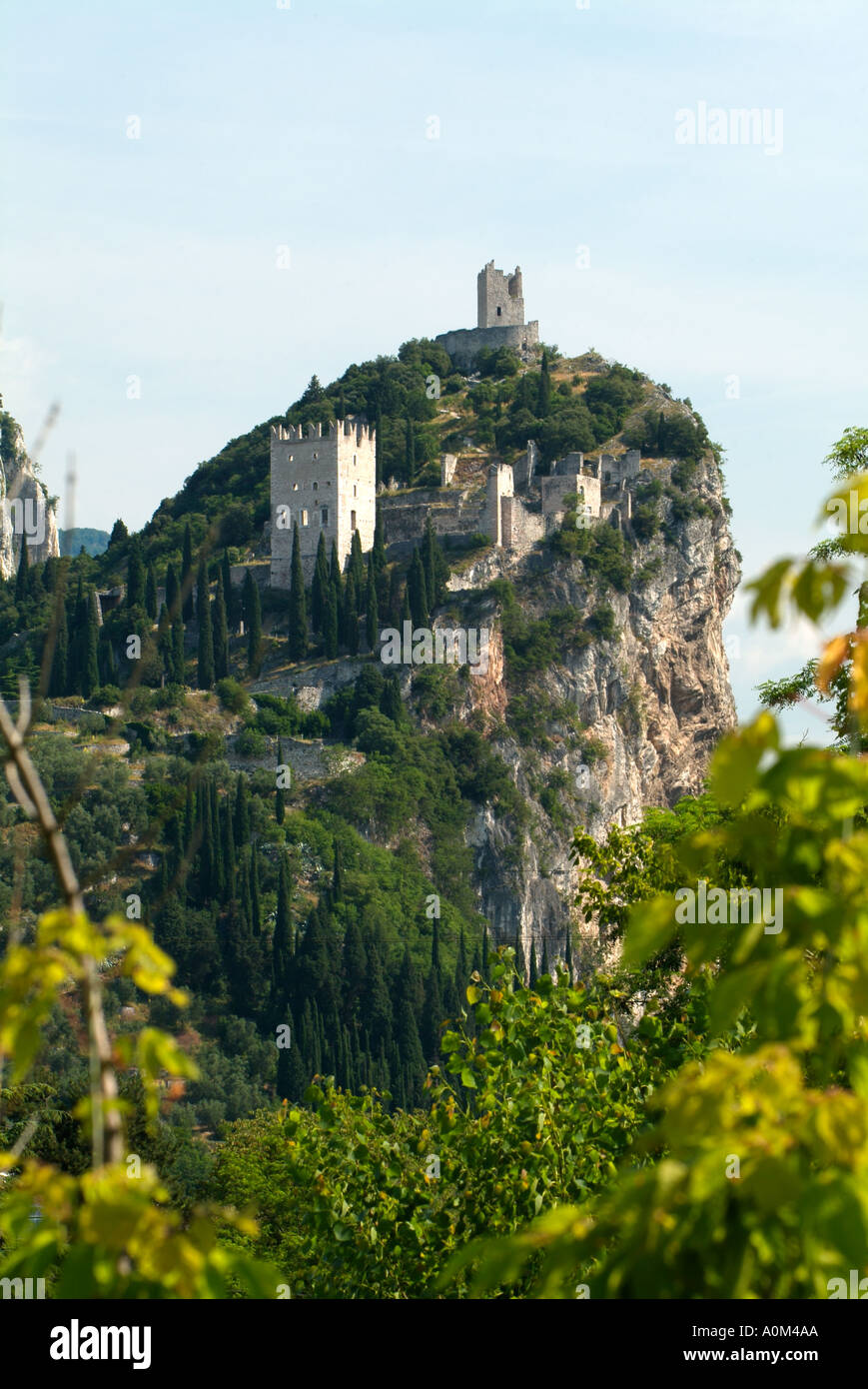 Arco Castle Lake Garda Italy Stock Photo - Alamy