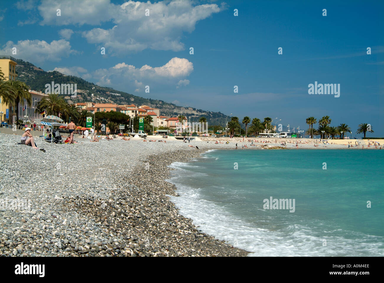 Menton beach france hi-res stock photography and images - Alamy
