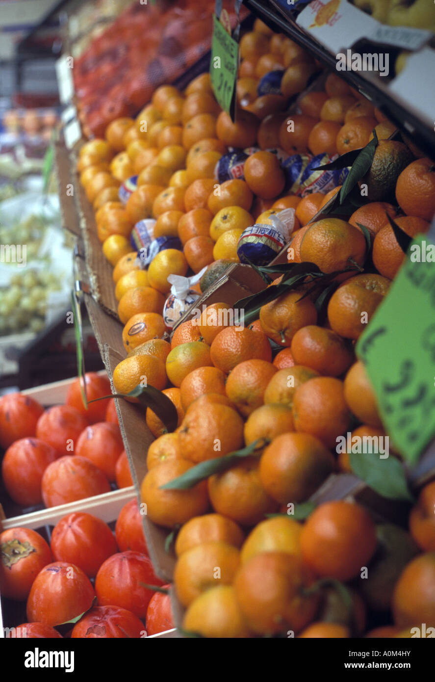 Fruit stall in Paris France Stock Photo - Alamy