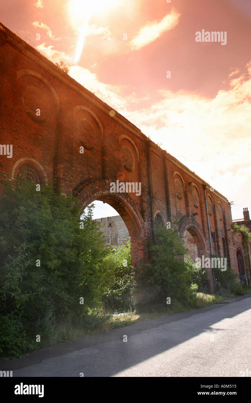 Derelict factory nottingham hi-res stock photography and images - Alamy