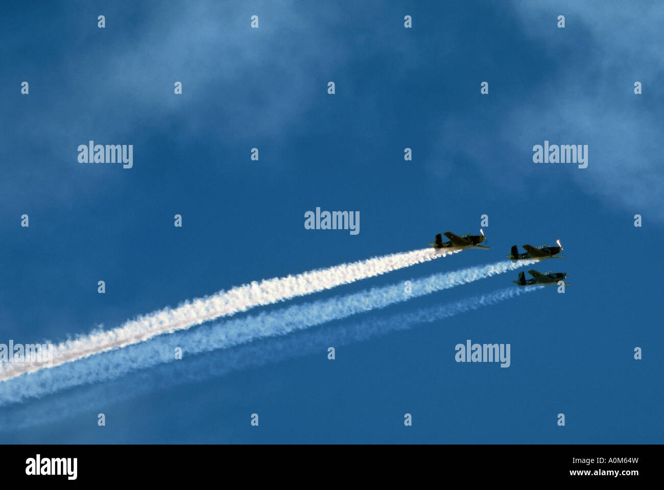 The Pasadena Doo Dah Parade - a trio of old propeller war fighter ...