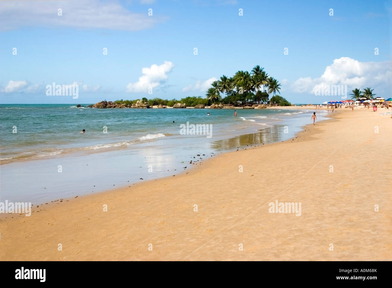 Morro de Sao Paulo second beach, state of Bahia, Brazil Stock Photo - Alamy