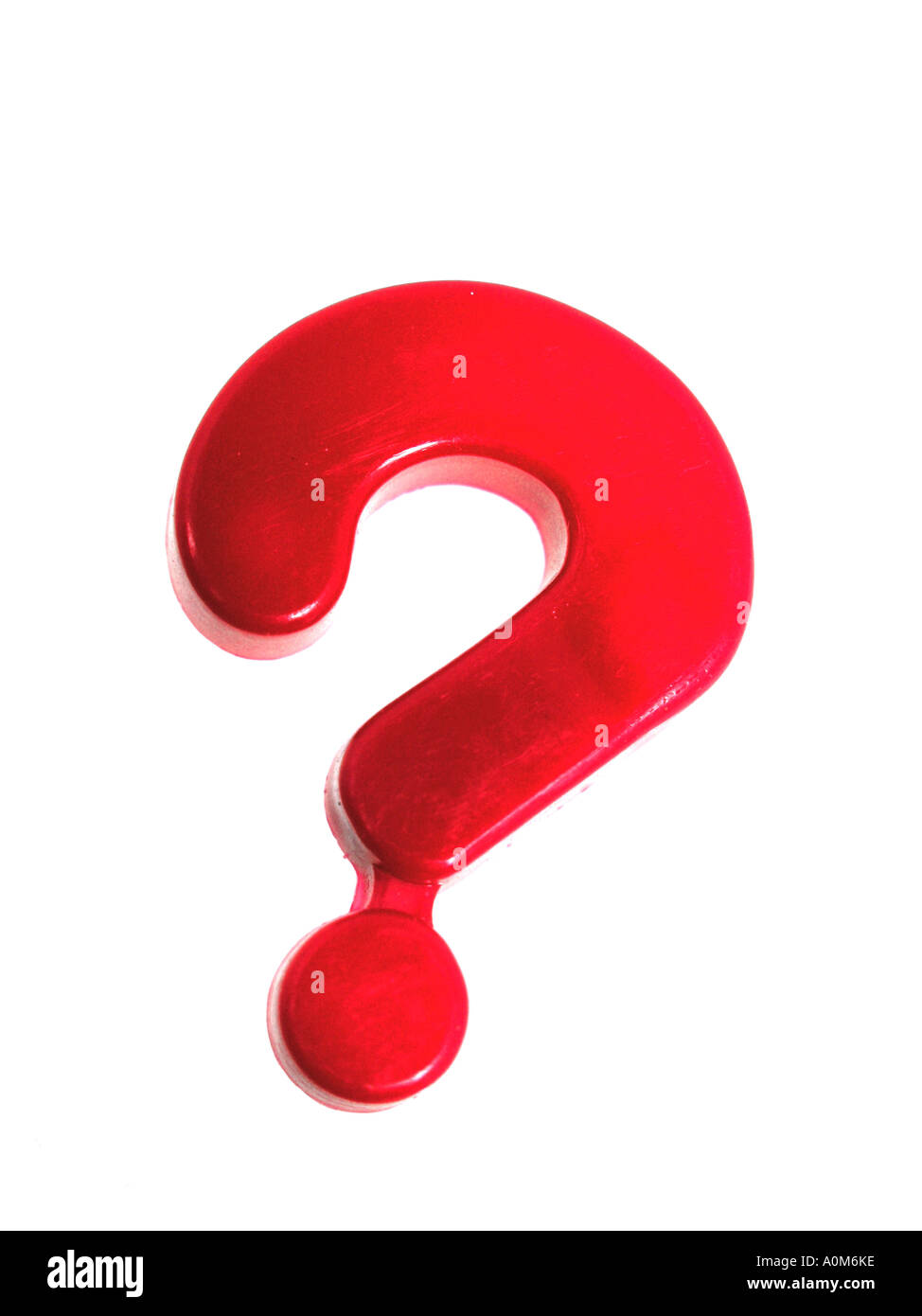Red Question mark fridge magnet Stock Photo - Alamy