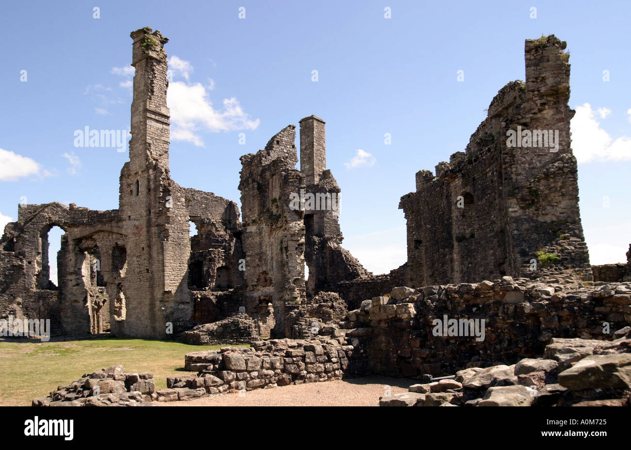 Castell Coety Coity Castle Bridgend South Wales Inner ward Stock Photo ...