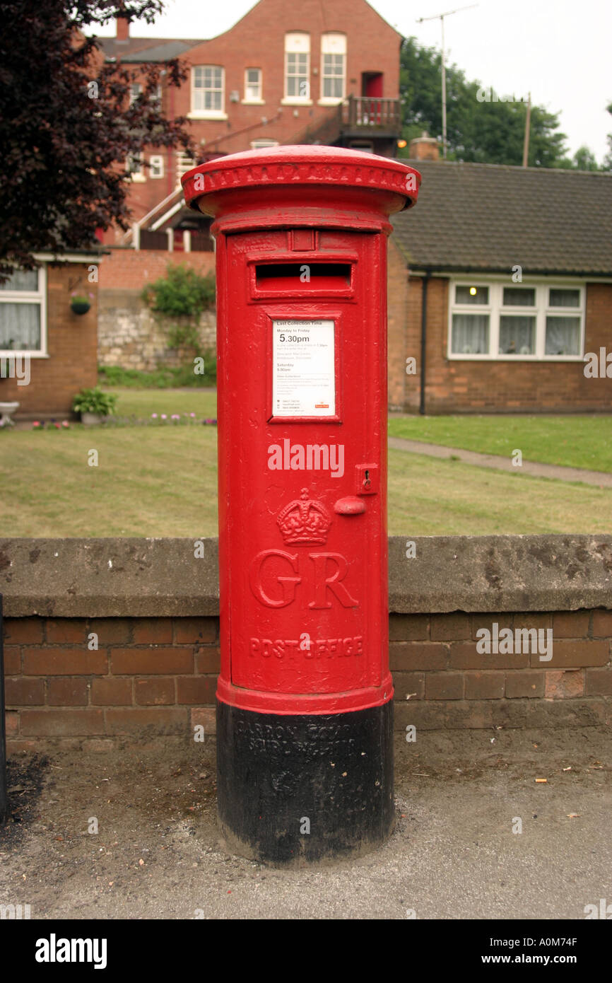 George V letter box Stock Photo - Alamy
