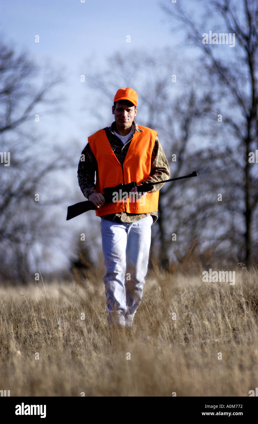 Man out hunting Stock Photo - Alamy