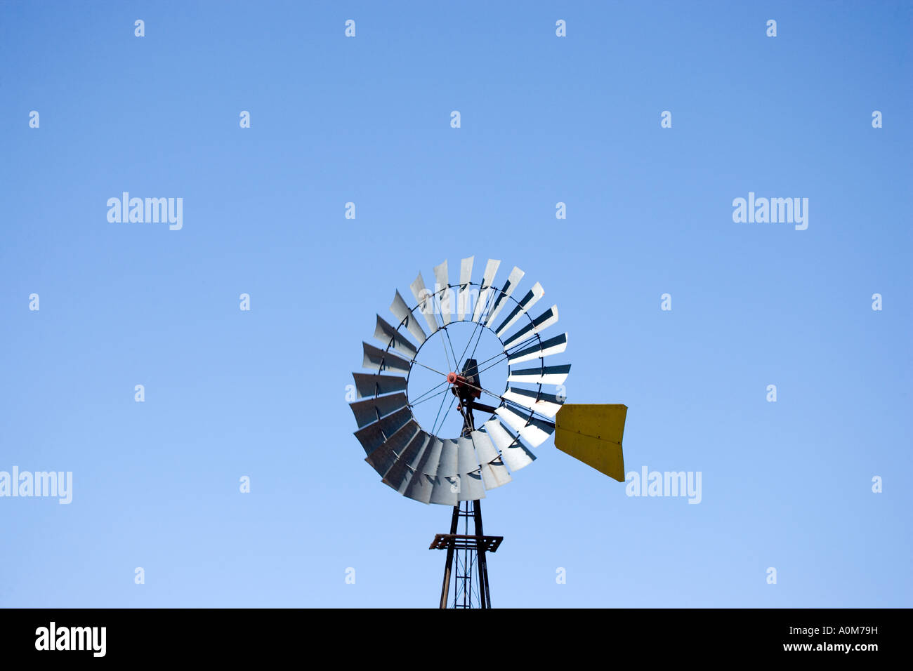 Wind Pump Tower Stock Photo - Alamy