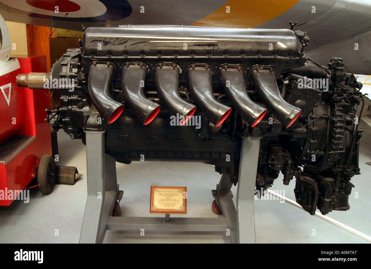 Newark Air Museum Rolls Royce Merlin XX Stock Photo - Alamy