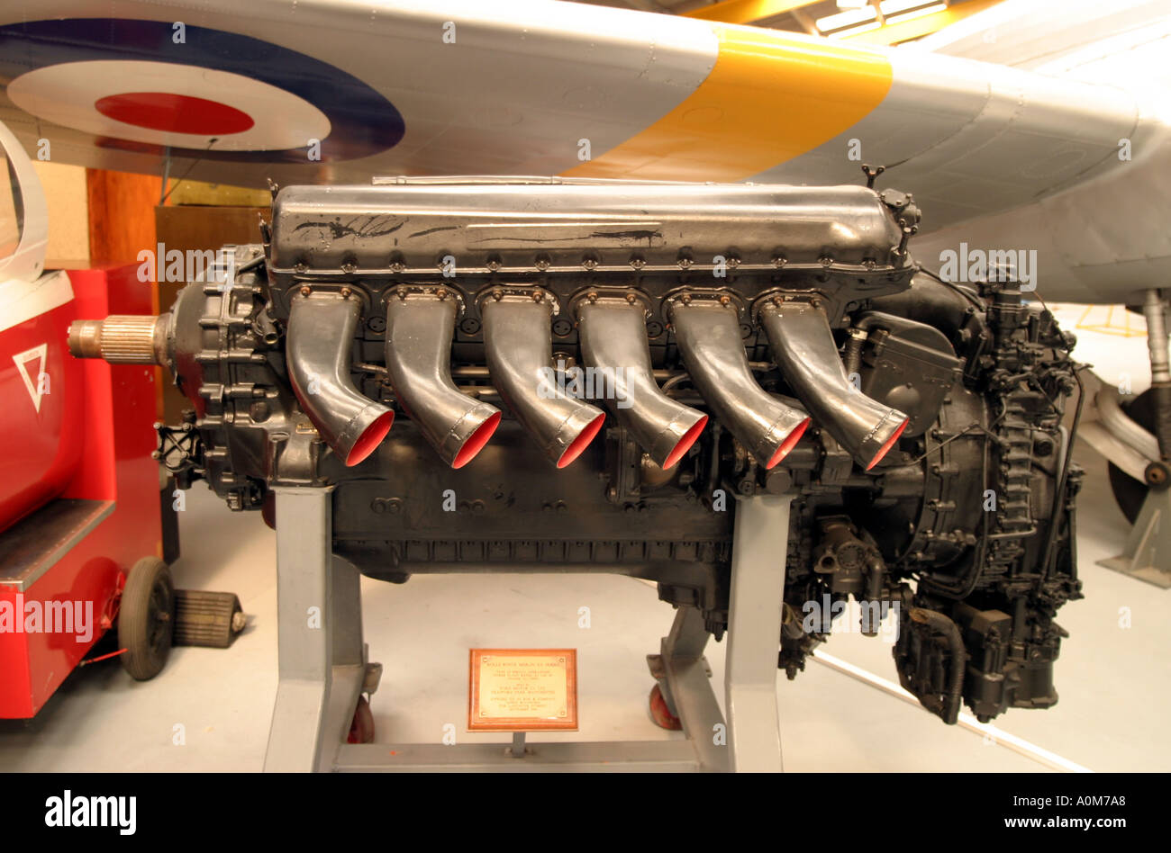 Newark Air Museum Rolls Royce Merlin XX Stock Photo - Alamy