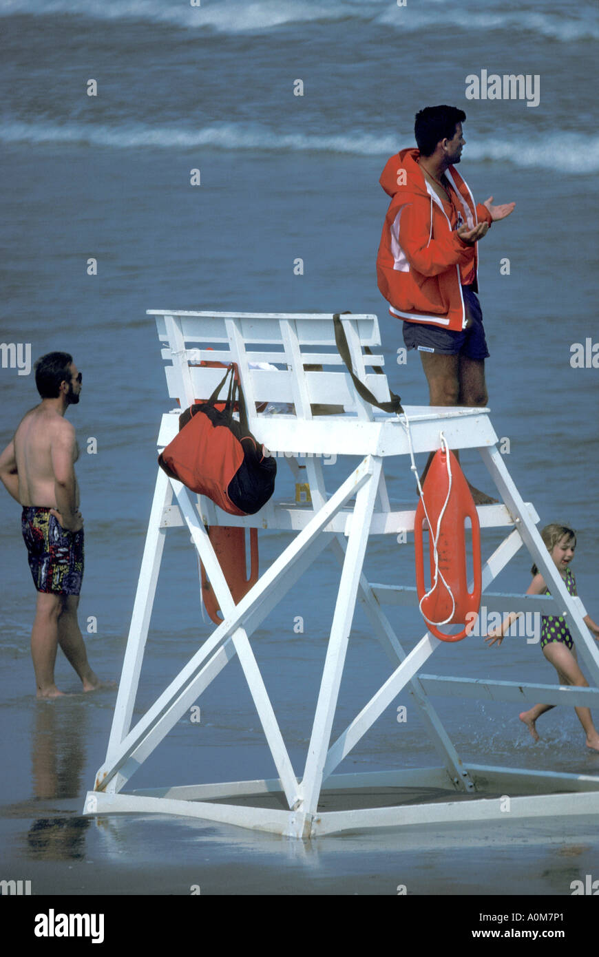 Stone Harbor NJ New Jersey beach patrol life guard Stock Photo - Alamy