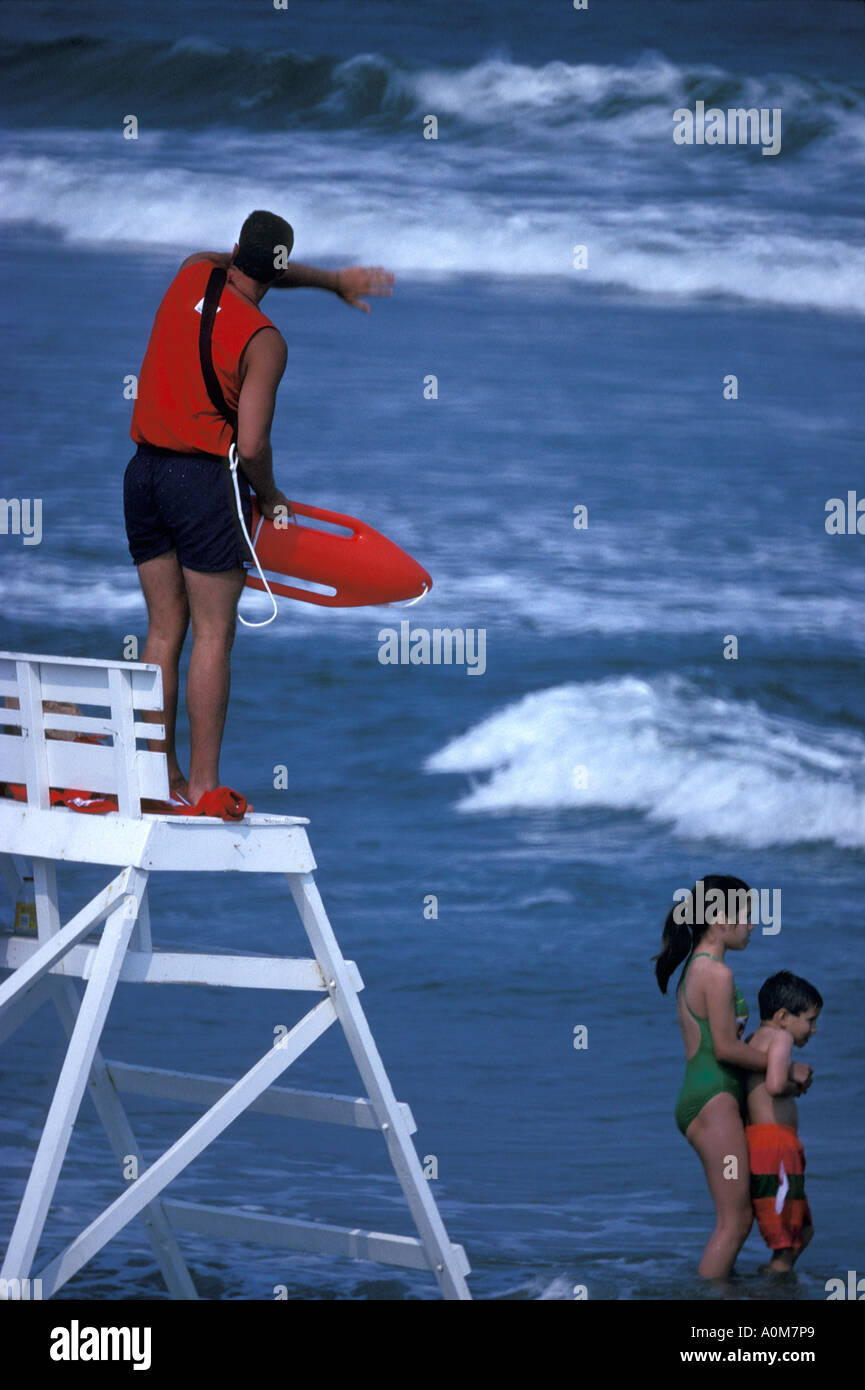 Stone Harbor NJ New Jersey beach patrol life guard Stock Photo - Alamy