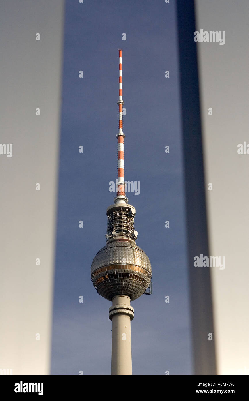 The television tower in Berlin Germany Stock Photo - Alamy