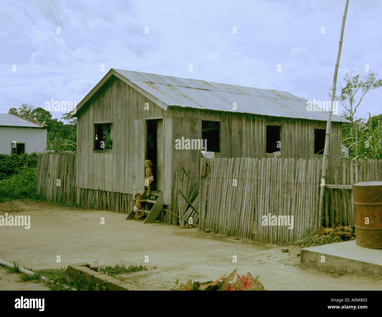 Brazil 1967 on amazon border settlement Tabatinga Stock Photo - Alamy