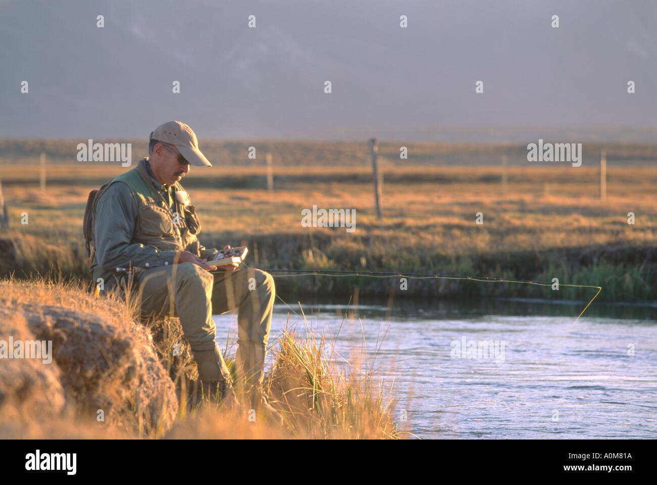 Owen's river california sunset hi-res stock photography and images - Alamy