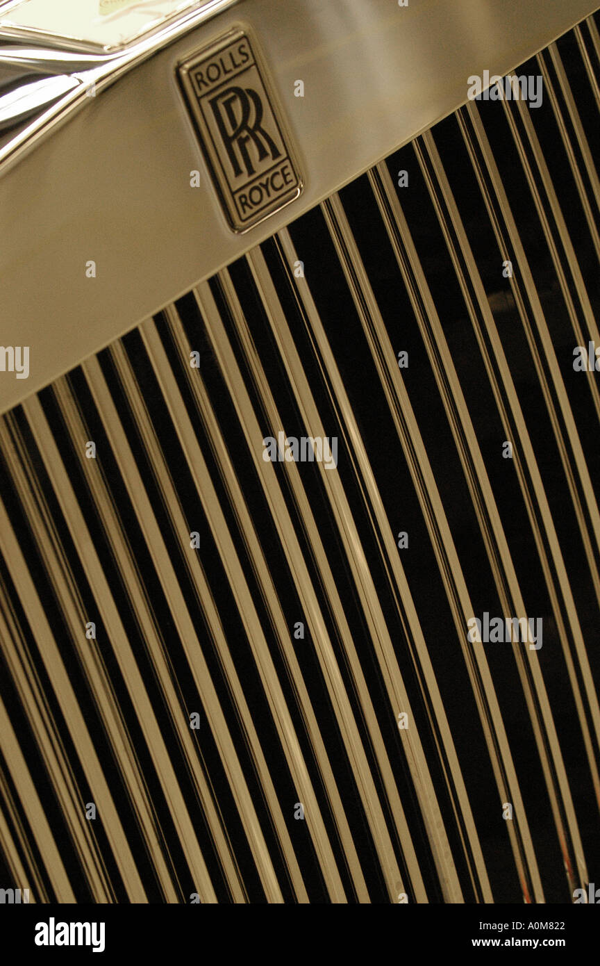 Rolls Royce radiator panel Picture by Andrew Hasson June 2004 Stock ...
