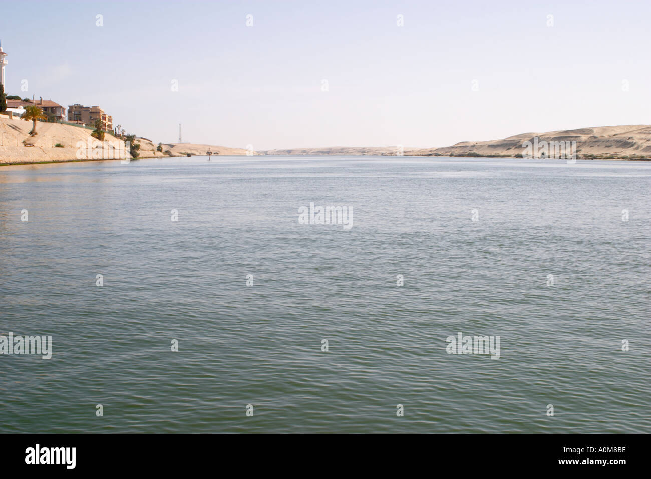 Crossing the Suez canal by Ferry at Ismalia Stock Photo - Alamy