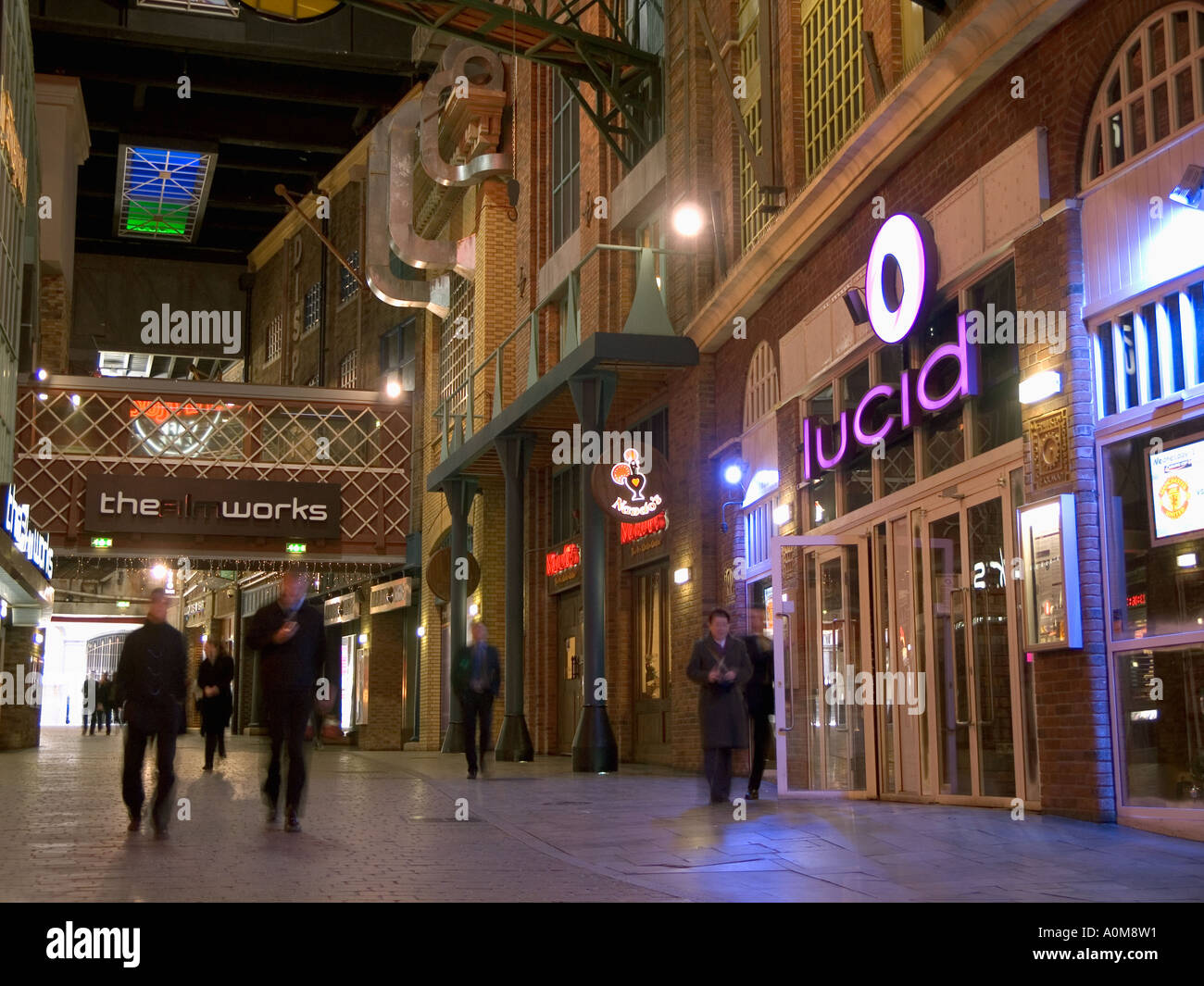 Manchester printworks shopping centre, England Stock Photo - Alamy