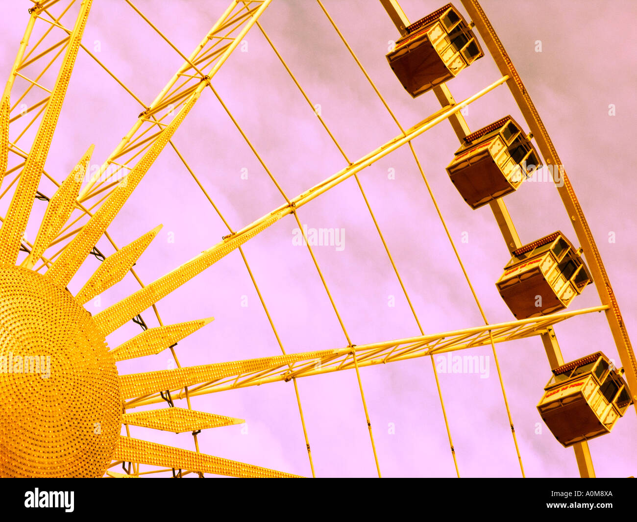 The Manchester Wheel Manchester England Stock Photo - Alamy