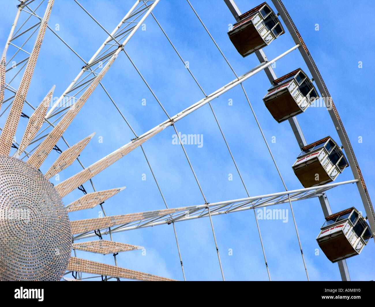 The Manchester Wheel Manchester England Stock Photo - Alamy