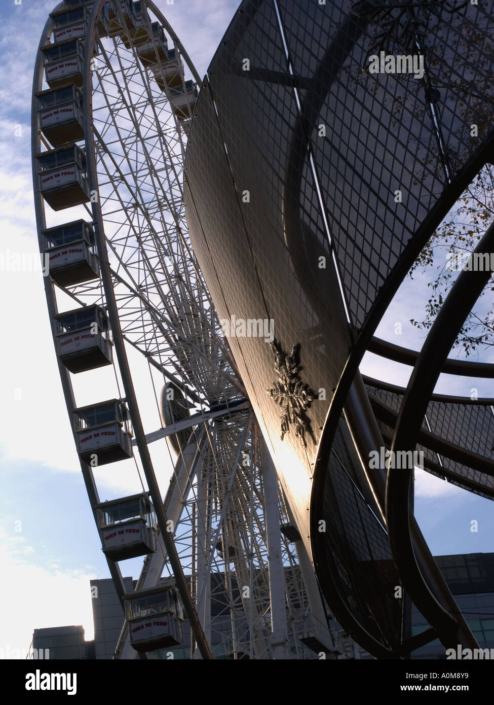 The Manchester Wheel Manchester England Stock Photo - Alamy
