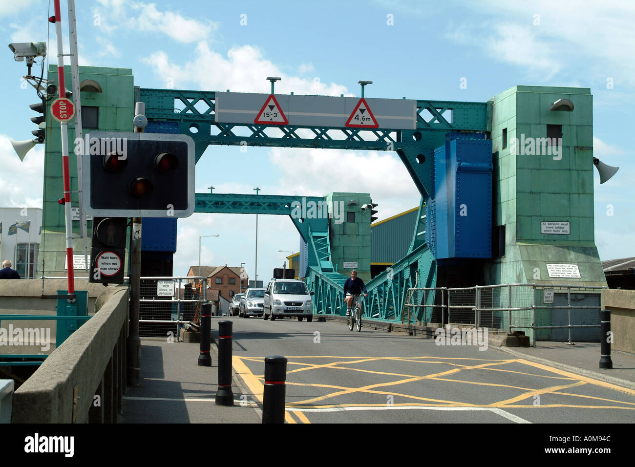 Lifting Bridge at Poole Dorset Southern England UK Stock Photo - Alamy