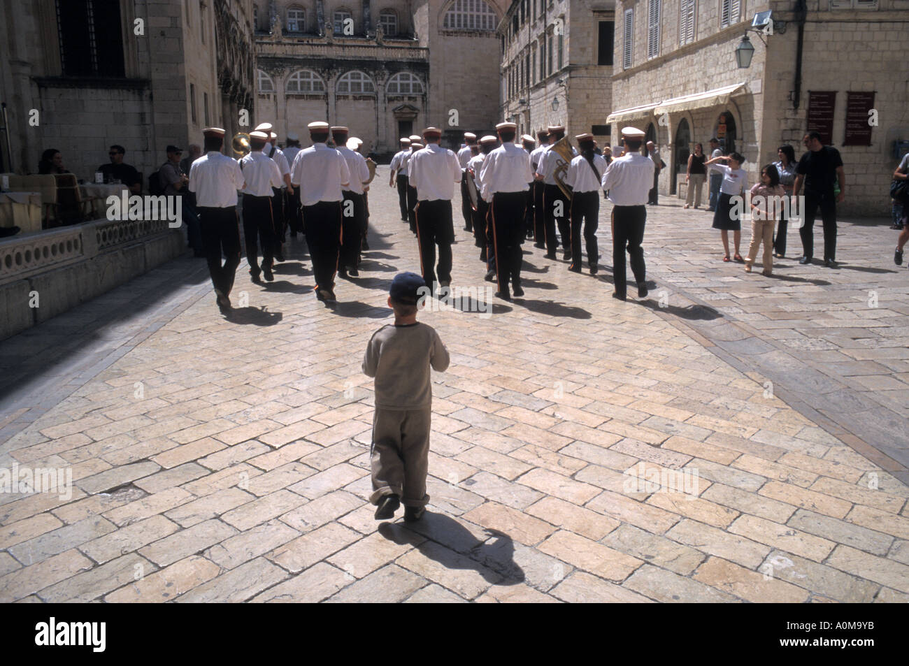 Boy marching with band hi-res stock photography and images - Alamy
